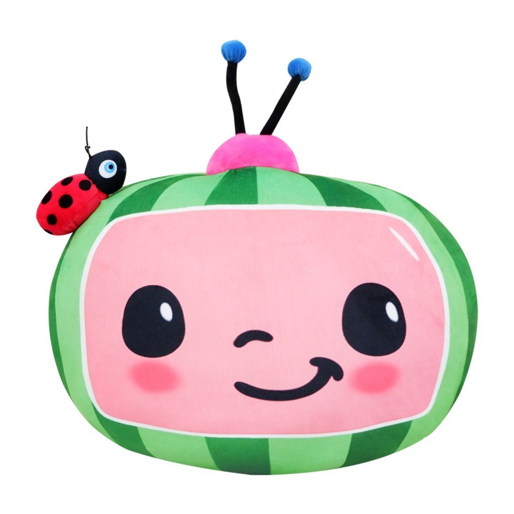 Jual Bantal Coco Watermelon Boneka Semangka untuk anak dan baby kartun jeje edukasi bantal ...
