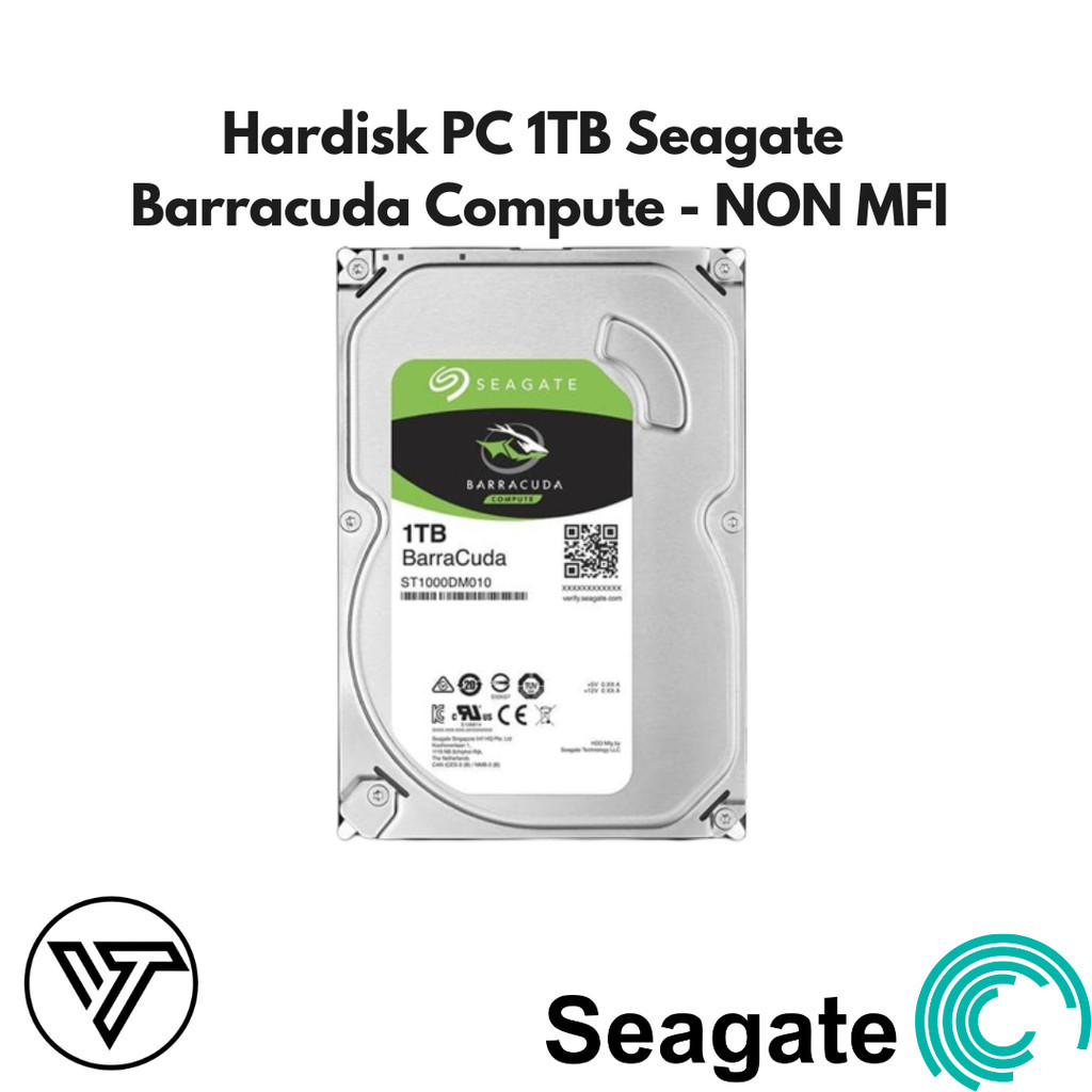 Jual Hardisk PC 1TB Seagate Barracuda Compute - NON MFI | Shopee Indonesia