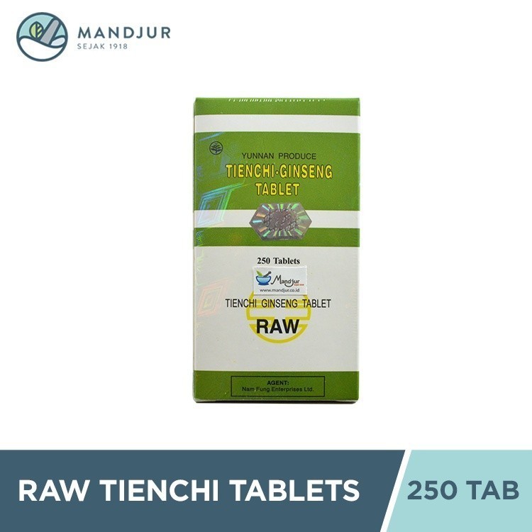 Jual Raw Tienchi Tablets Isi 250 - Obat Penurun Kolesterol dan ...