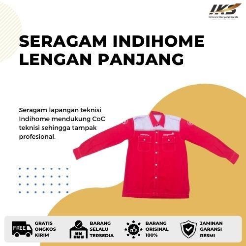 Jual Seragam Indihome Lengan Panjang Teknisi Telkom Akses | Shopee ...