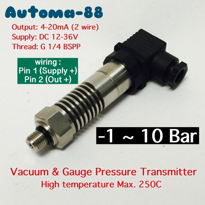 Jual Vacum Vacuum Vakum Absolute Pressure Transmitter -100kPa ~ 1MPa 4 ...