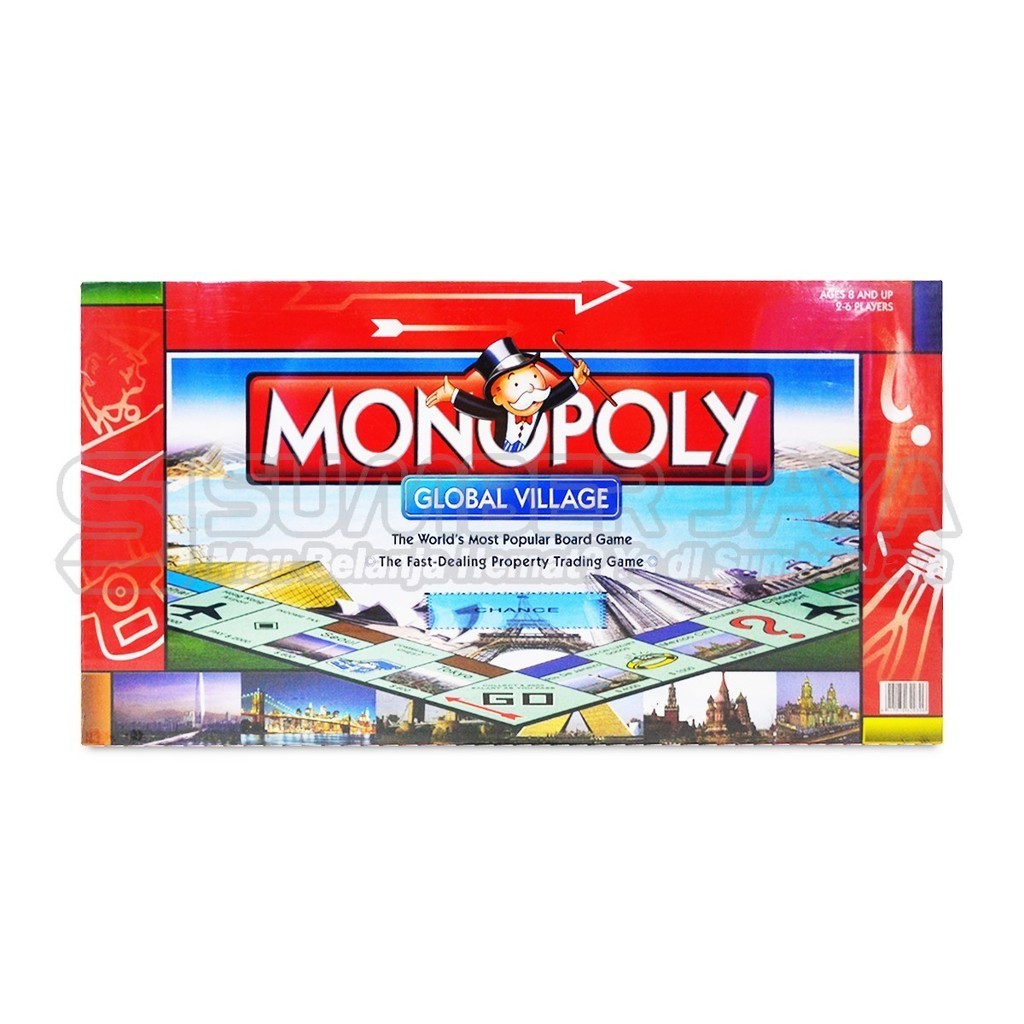 Jual Monopoly Monopoli Global Village Board Game Permainan Anak Mainan ...
