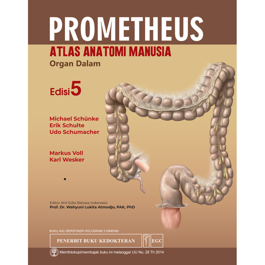 Jual PROMO ~ EGC Prometheus Atlas Anatomi Manusia Edisi 5 (SET 3 BUKU ...