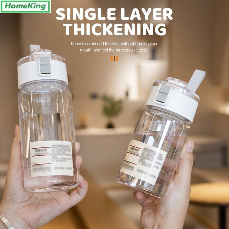Jual Botol Minum Putih Transparan Tahan Suhu Tinggi/Gelas Plastik Tebal ...
