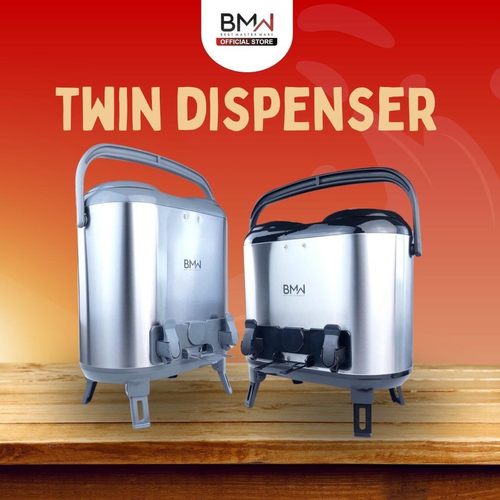 Jual Termos Twin 2 Keran Dispenser Air BMW Kitchenware Air Tahan Panas ...