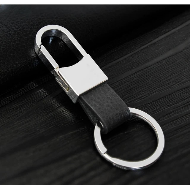 Jual Gantungan Kunci Stainless Steel Leather Basic Style Premium Elegan ...