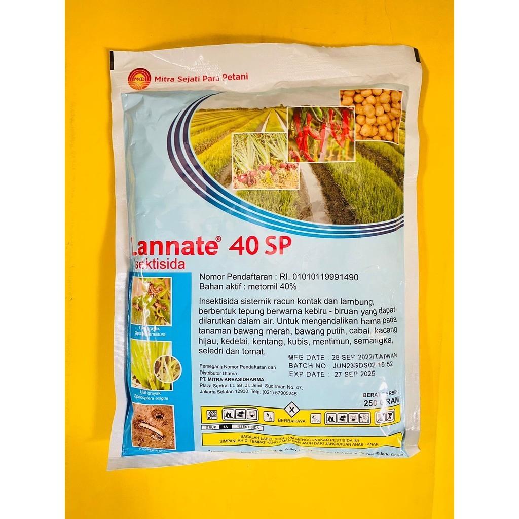 Jual Insektisida LANNATE 40SP isi 250 g dari Dupont pengendali ulat ...