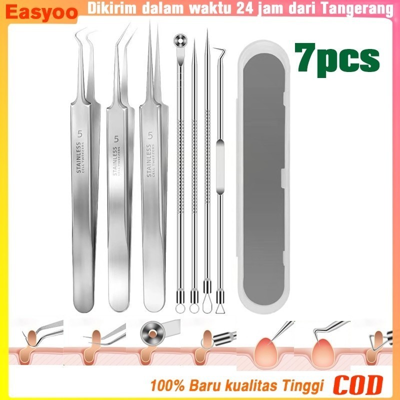 Jual Pinset Komedo Stainless Steel Alat Jerawat Alat Penjepit Komedo ...