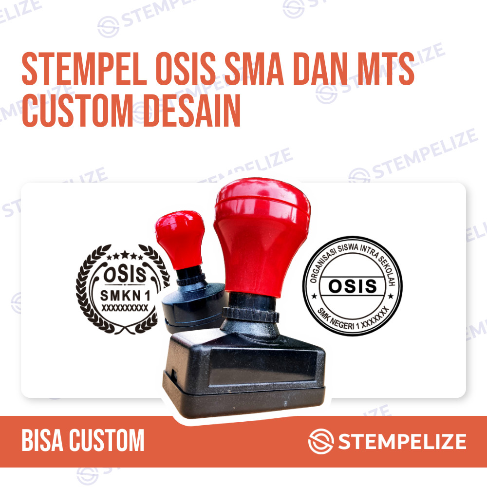 Jual Stempel OSIS SMA dan MTS Custom Desain | Shopee Indonesia