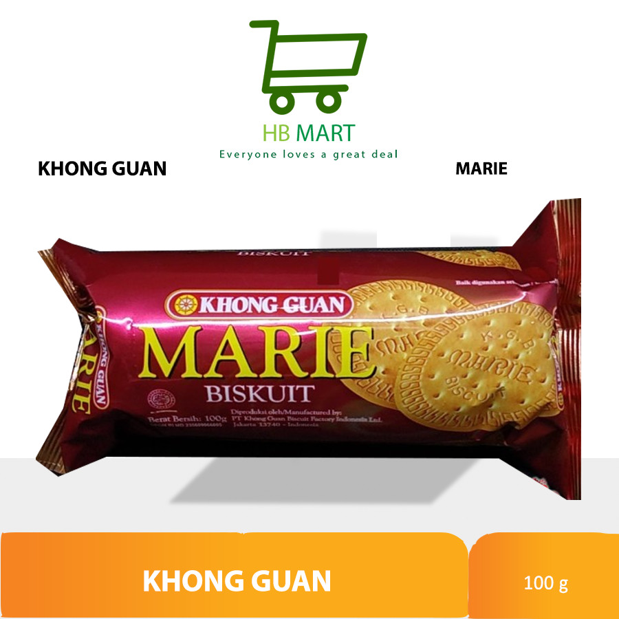 Jual BISKUIT KHONG GUAN MARIE BISKUIT 100GR | Shopee Indonesia