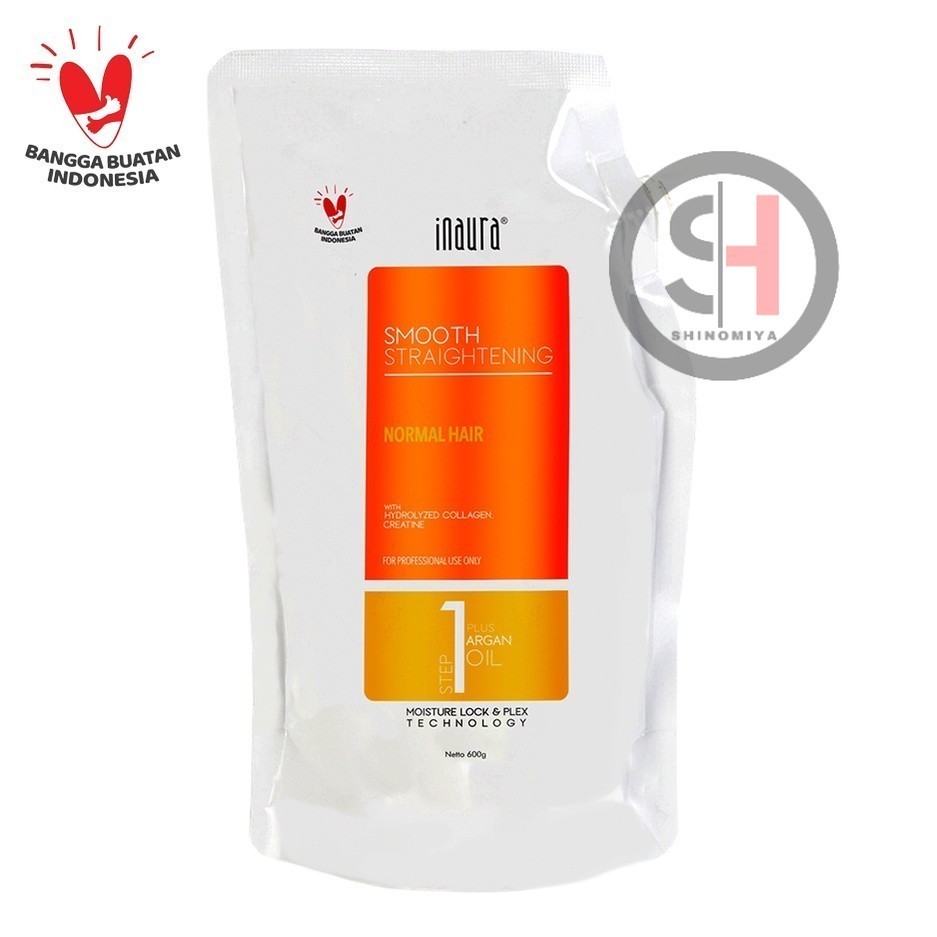 Jual (SMOOTH ) INAURA STRAIGHTENING (STEP 1) 600ML / OBAT REBONDING ...