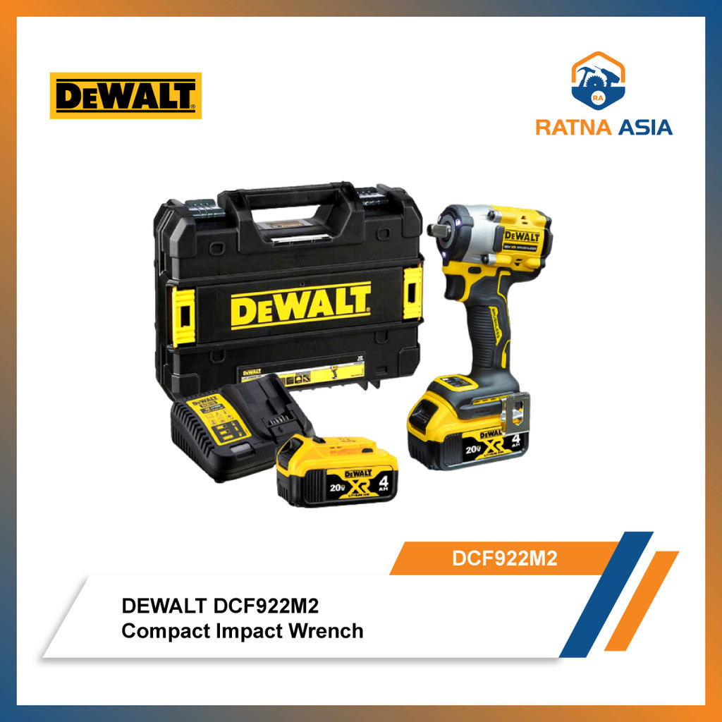 Jual Dewalt DCF922M2 Compact Impact Wrench 18/20V | Shopee Indonesia