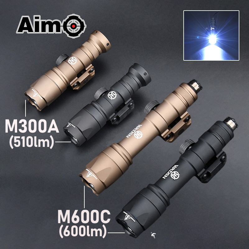 Jual WADSN Airsoft Surefir M600C M600 M300 Tactical Scout Light AR15 ...