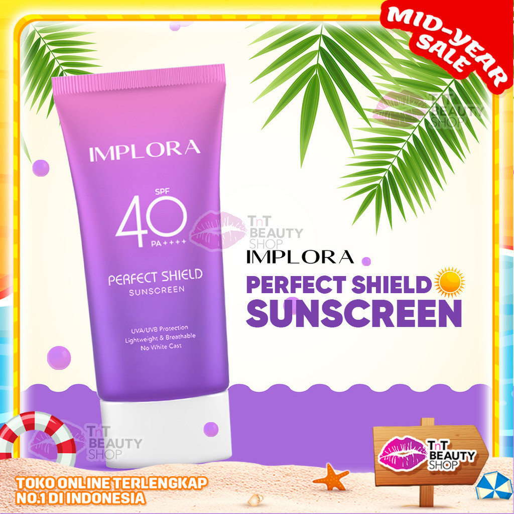 Jual Implora Perfect Shield Sunscreen Spf40 PA++++ 50ml - TnT Beauty ...