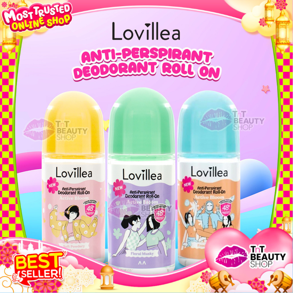Jual LOVILLEA AntiPerspirant Deodorant Roll On 50ml | TnT Beauty Shop ...