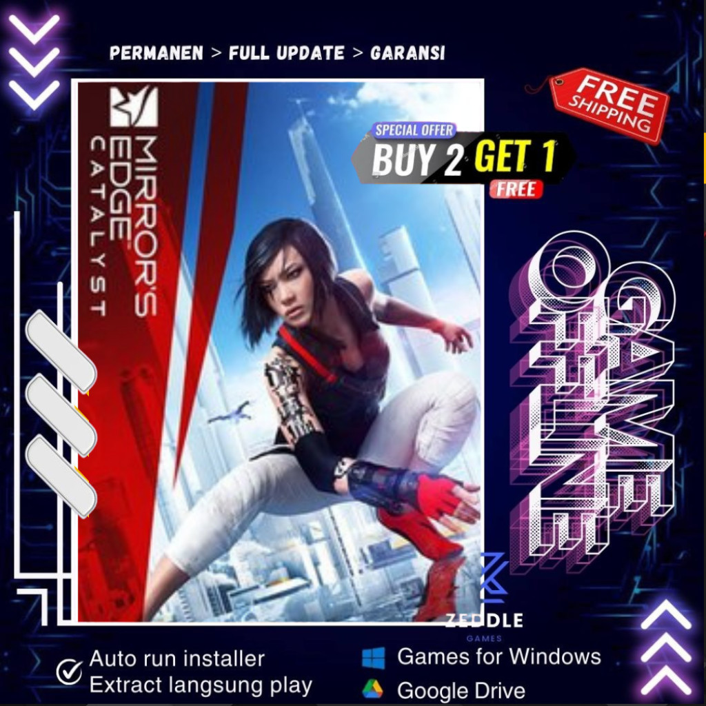 Jual MIRRORS EDGE CATALYST - GAME PC - GAME LAPTOP - PC GAME OFFLINE ...