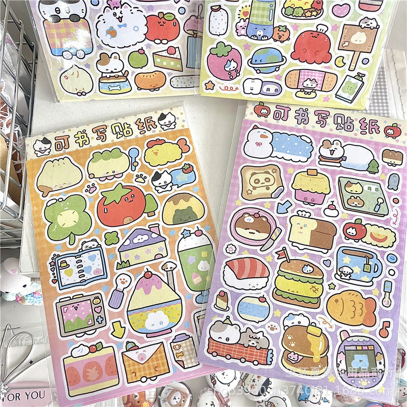 Jual [HARU] Juminocore Food series Sticker Sheet Sticker Japanese Style ...
