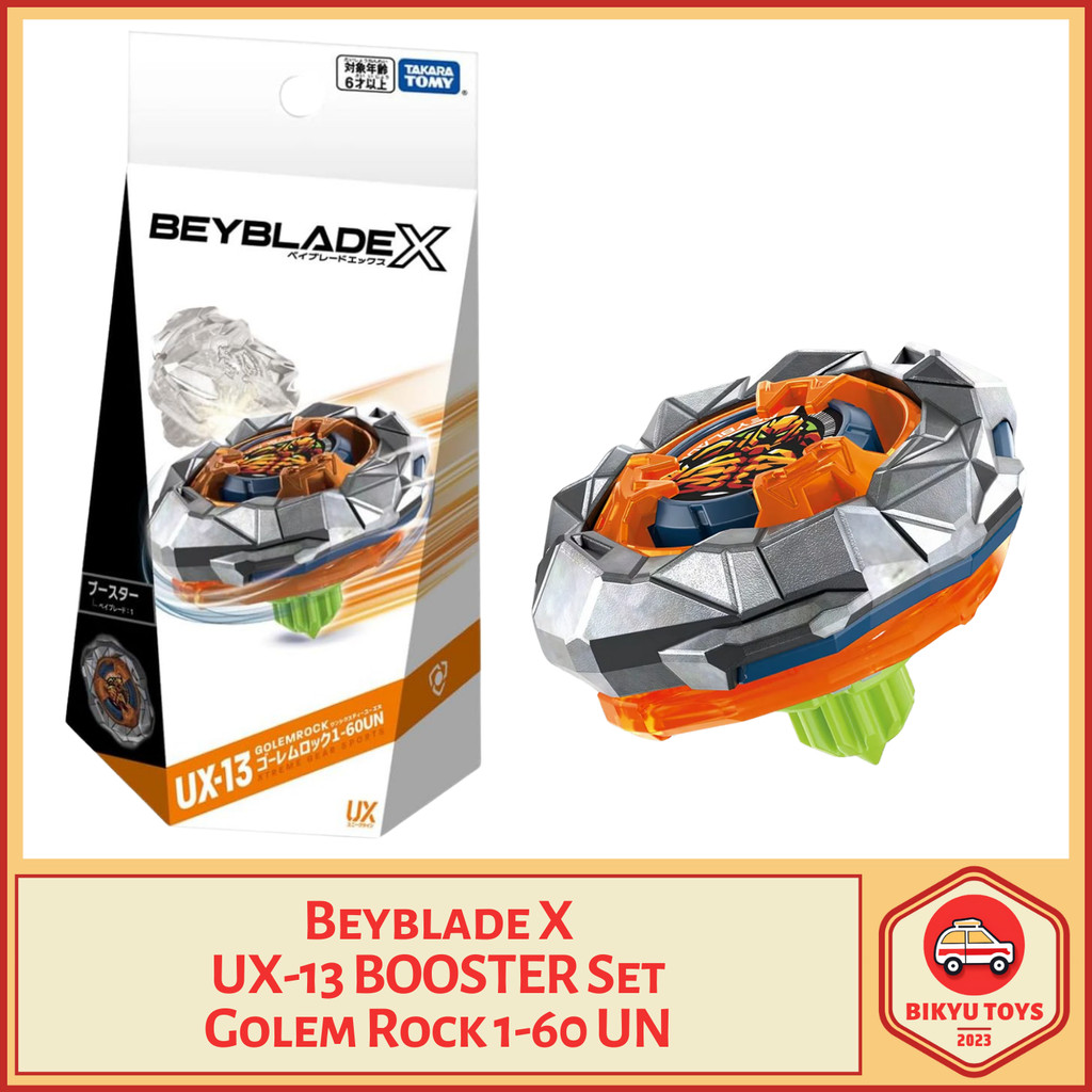 Jual Beyblade X UX-13 Golem Rock Ratchet 1-60 Bit UN Under Needle ...