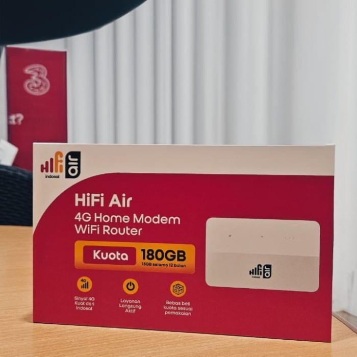 Jual MODEM INDOSAT HIFI AIR HUAWEI B636 4G HOME MODEM WIFI ROUTER FREE ...