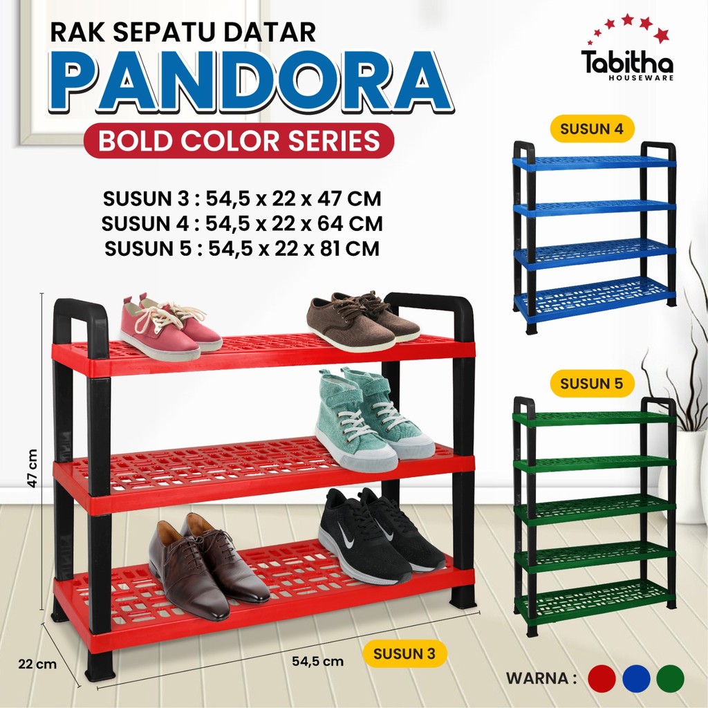 Jual Rak Sepatu 4 Susun Serbaguna | Rak Sandal Portable Bahan Plastik ...