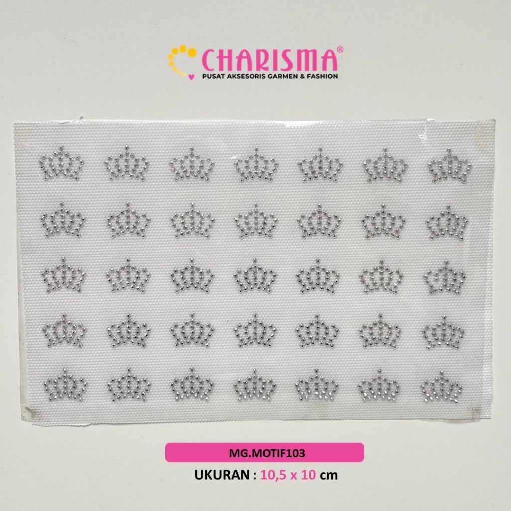 Jual Charisma Mote Gosok / Motif Abaya / Aksesoris Baju / Baju Pesta Mewah / Harga Per Lembar ...