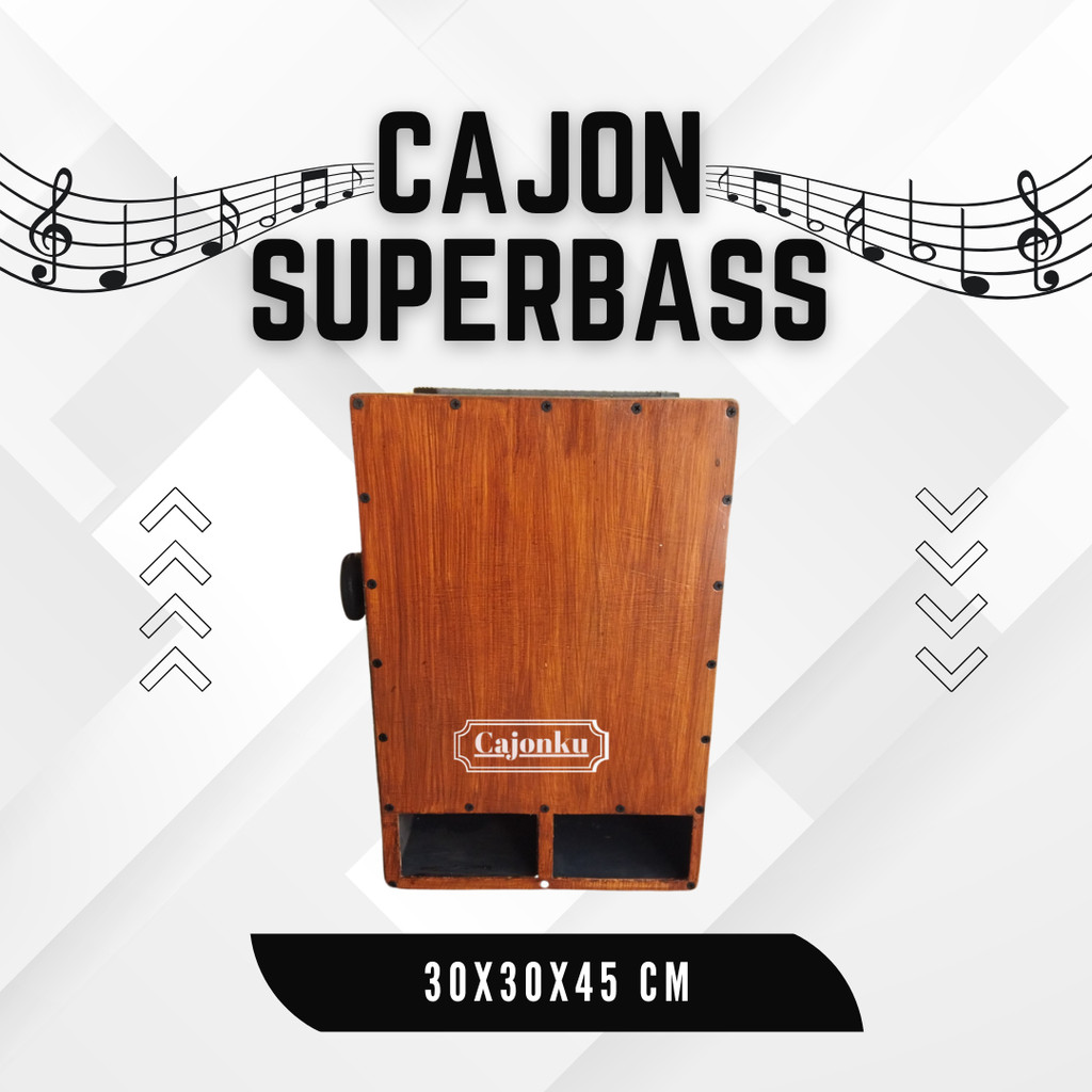 Jual Kajon Super bass Natural Series Cajon Besar Drumbox Snare Drum ...