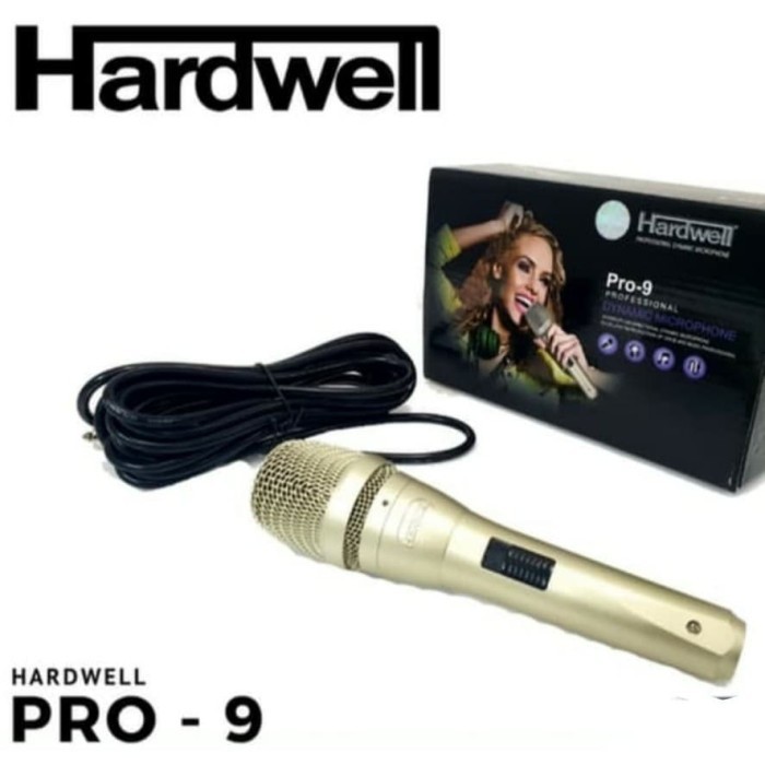 Jual Microphone Mik mic Kabel HARDWELL PRO 9 New Mic Kabel Terbaik ...