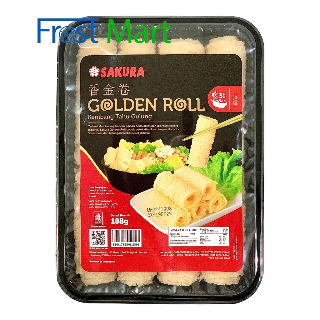 Jual Sakura Ring Roll Steamboat Kembang Tahu Gulung 188Gr | Shopee Indonesia