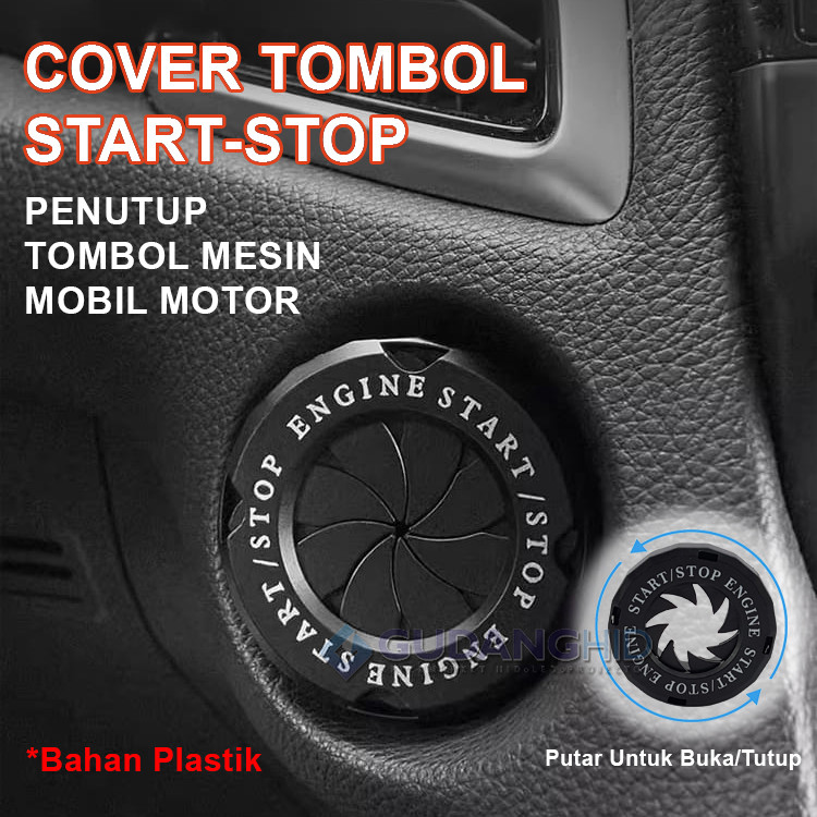 Jual Cover Tombol Start Stop Ignition ABS Penutup Lubang Kunci Mesin ...