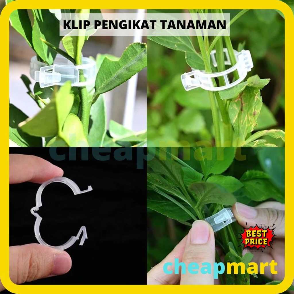Jual [1-pcs] KLIP TOMAT Plant Clip Klip Plastik Pengikat Tanaman Tomat ...