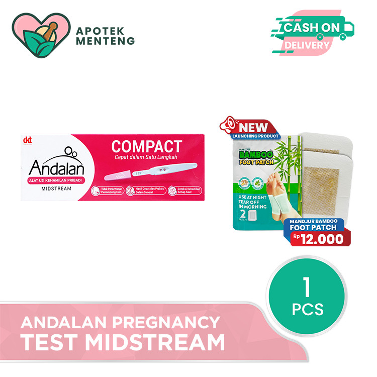 Jual Andalan Pregnancy Test Midstream - Alat Tes Kehamilan Pribadi ...