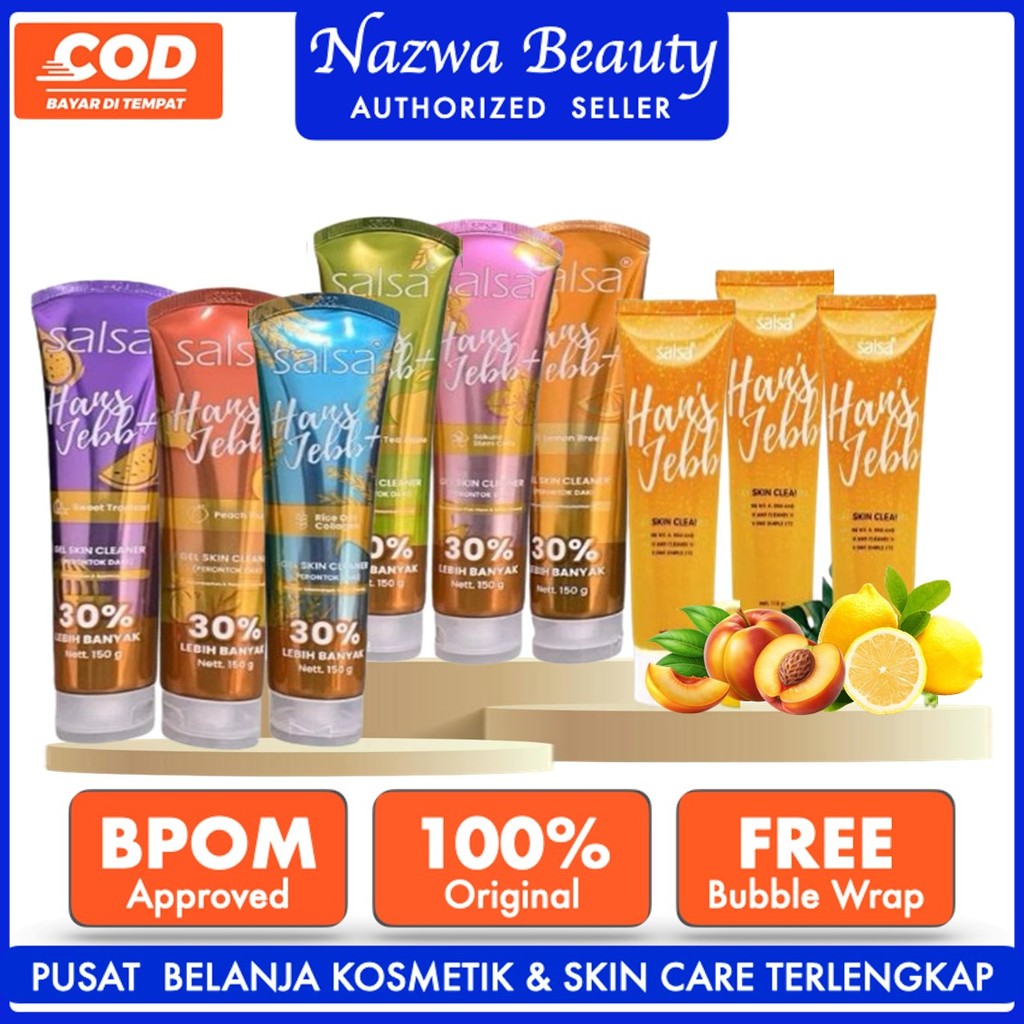 Jual Nazwa Beauty ~ SALSA Hans Jebb Gel Skin Cleaner 110gr / 150gr ...