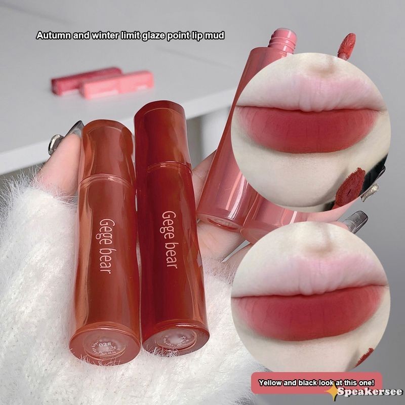 Jual [COD]GEGE BEAR Velvet Lip Tint Matte Lip Glaze Lipstik Soft Mist Lip Mud Lip Cream-SS ...