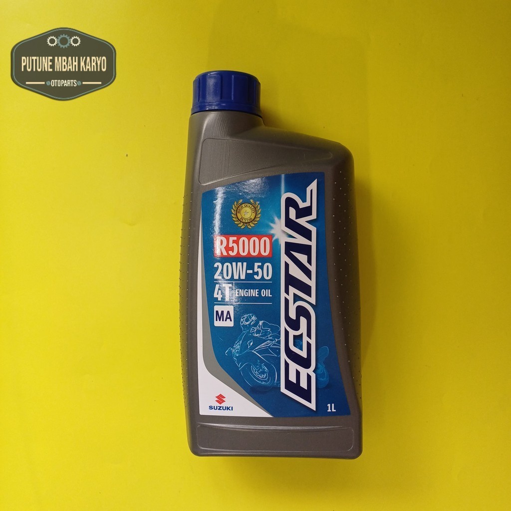 Jual Oli Motor Suzuki SGO Ecstar R5000 20W-40 4T 1L | Shopee Indonesia