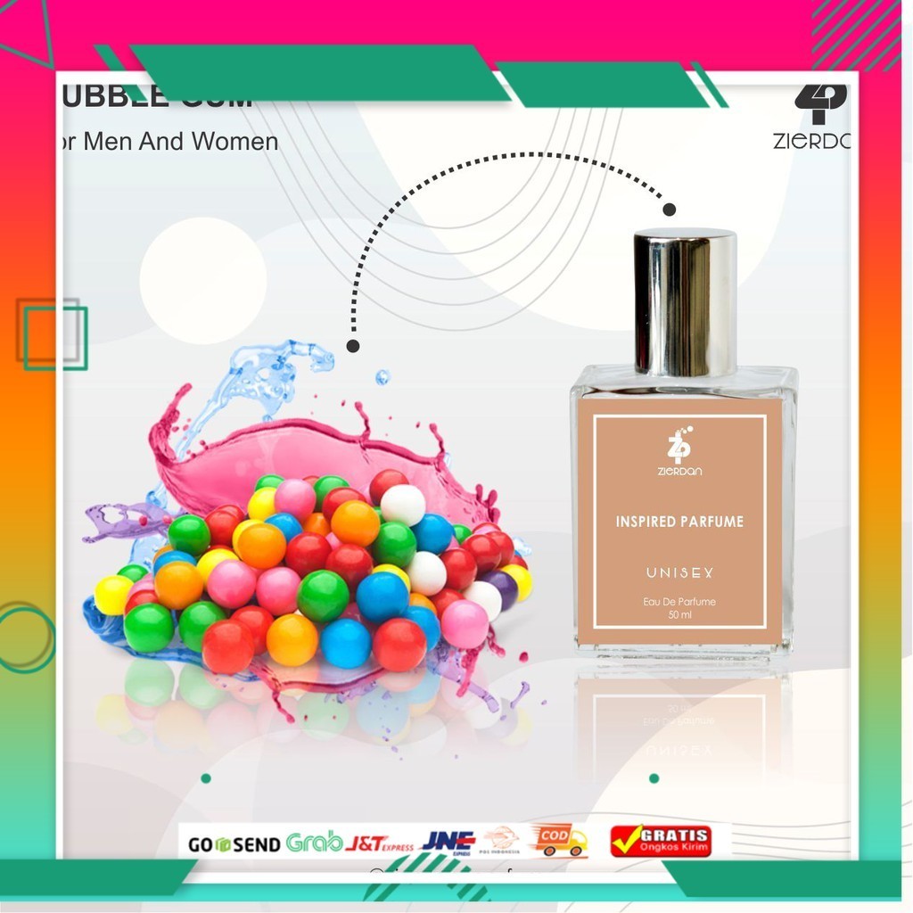Jual Zierdan Parfum Bubble Gum parfum Pria & Wanita Unisex | Shopee Indonesia