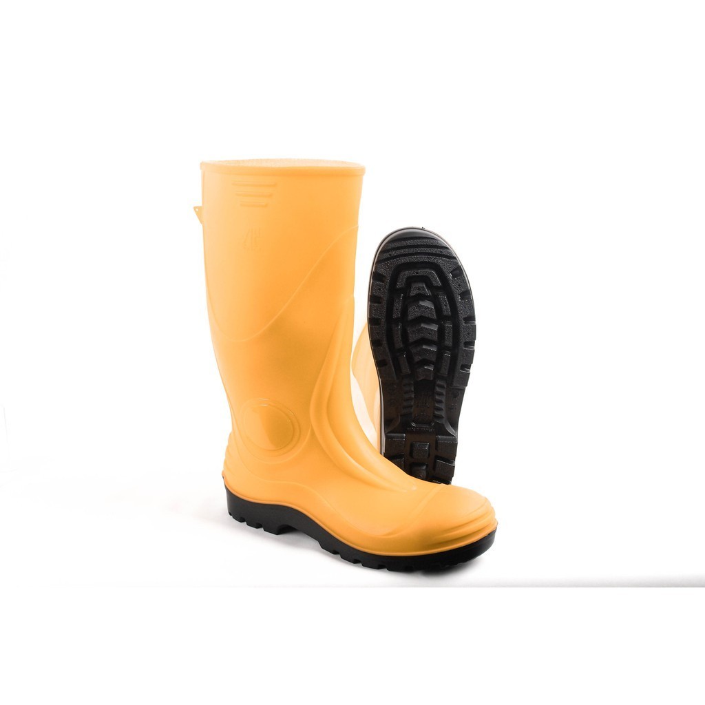 Jual Sepatu Boot Safety Tinggi SAFETY S5-AP BOOTS Kuning Besi Toe Cap ...