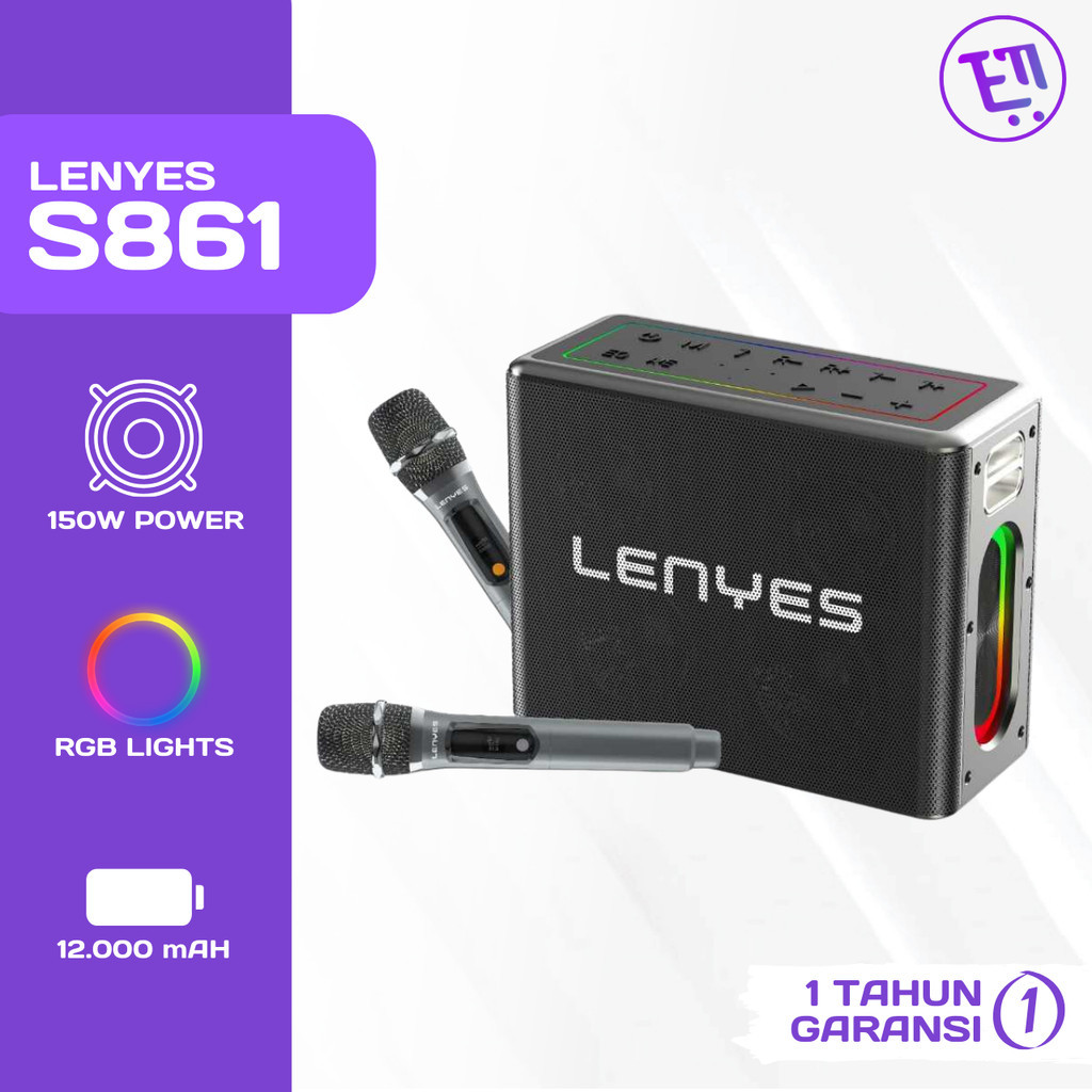 Jual LENYES S861 Speaker Karaoke KTV 150W 5.0 Bluetooth TWS High Power ...
