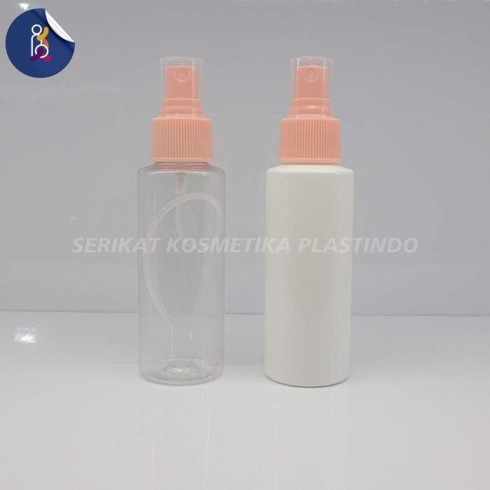Jual BOTOL RF 100ML PLASTIK SPRAY PINK PLASTIK PUTIH BENING CLEAR SEMPROT 100 ML | Shopee Indonesia