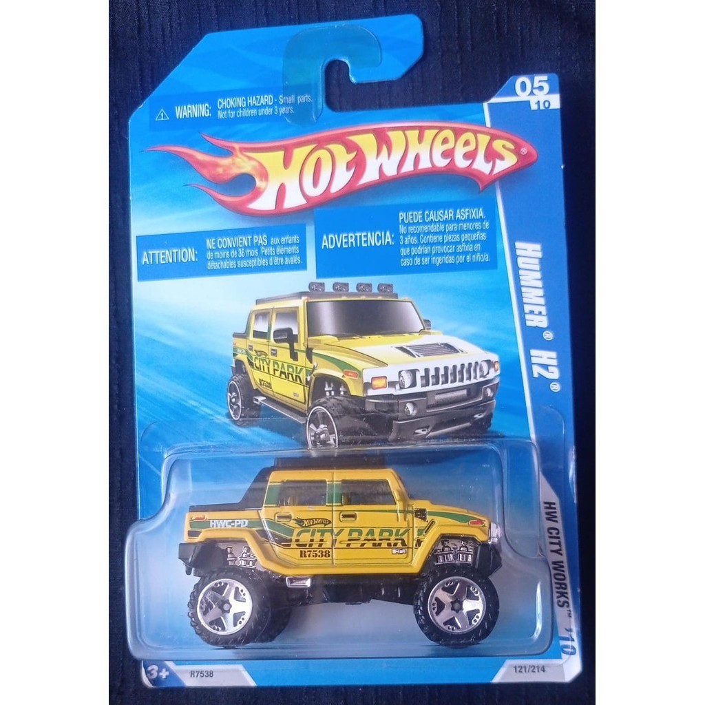 Jual Hot Wheels - Hummer H2 HW City Works 10 City Park Yellow | Shopee ...