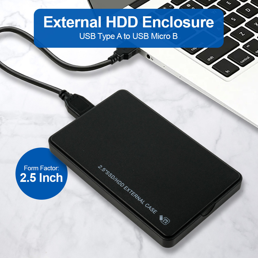 Jual Lengtion External HDD Enclosure USB Type A to USB Micro B ...