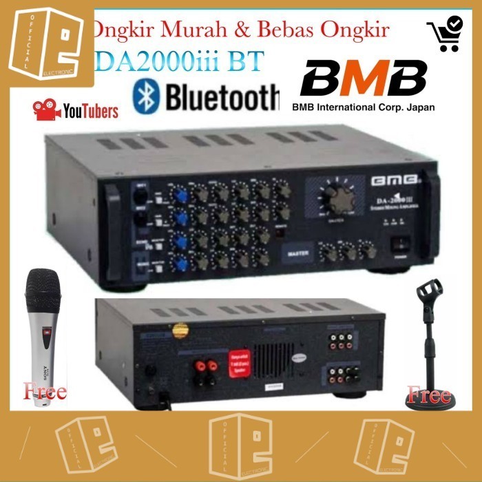 Jual Power Amplifier BMB DA2000iii BT Bluetooth Original Resmi Da 2000 ...