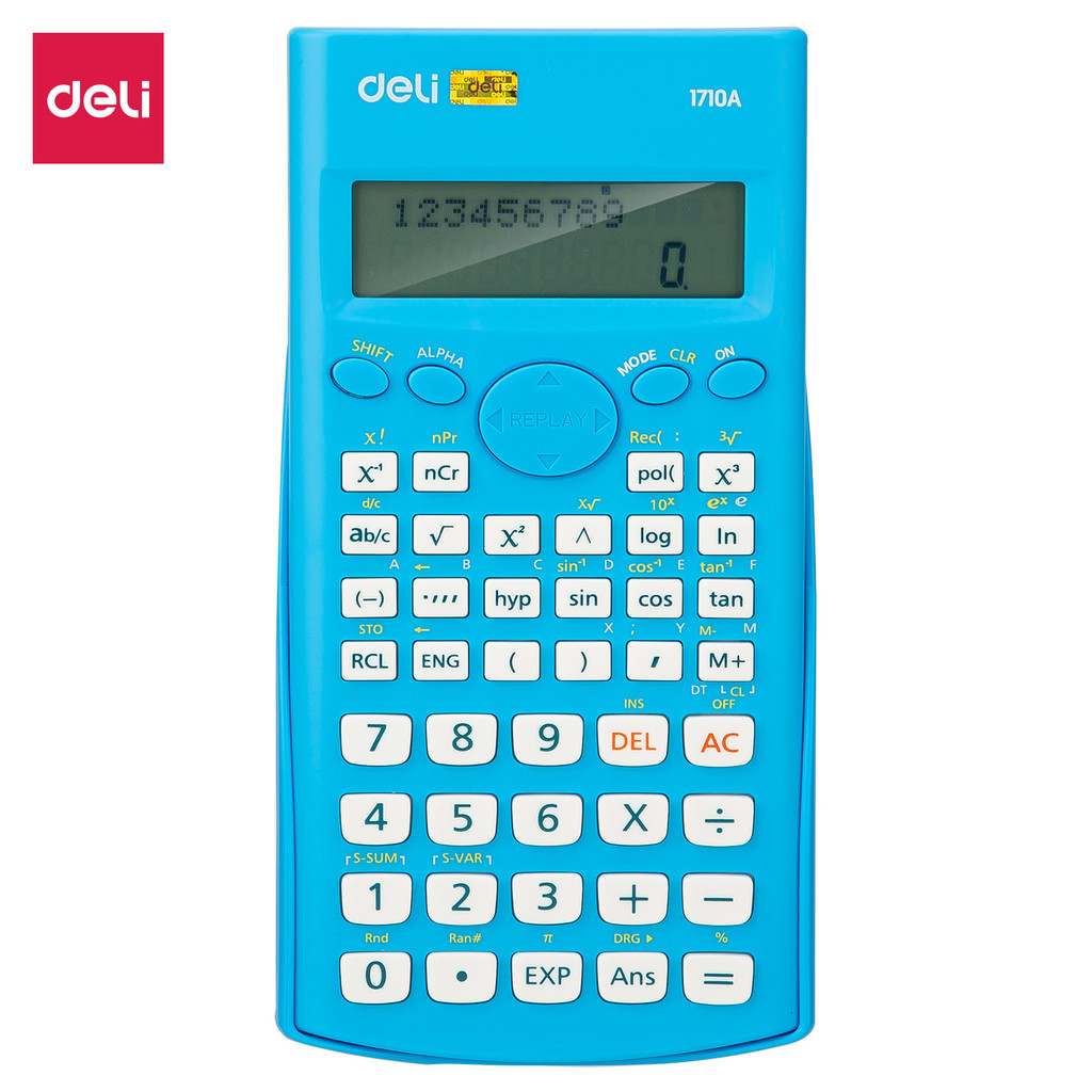 Jual Deli | Kalkulator Ilmiah (Scientific Calculator) | 10+2 digit ...