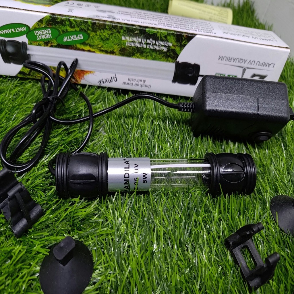 Jual Lampu UV Celup Aquarium Ultraviolet Lamp KANDILA 5 Watt - KD 5 Watt | Shopee Indonesia
