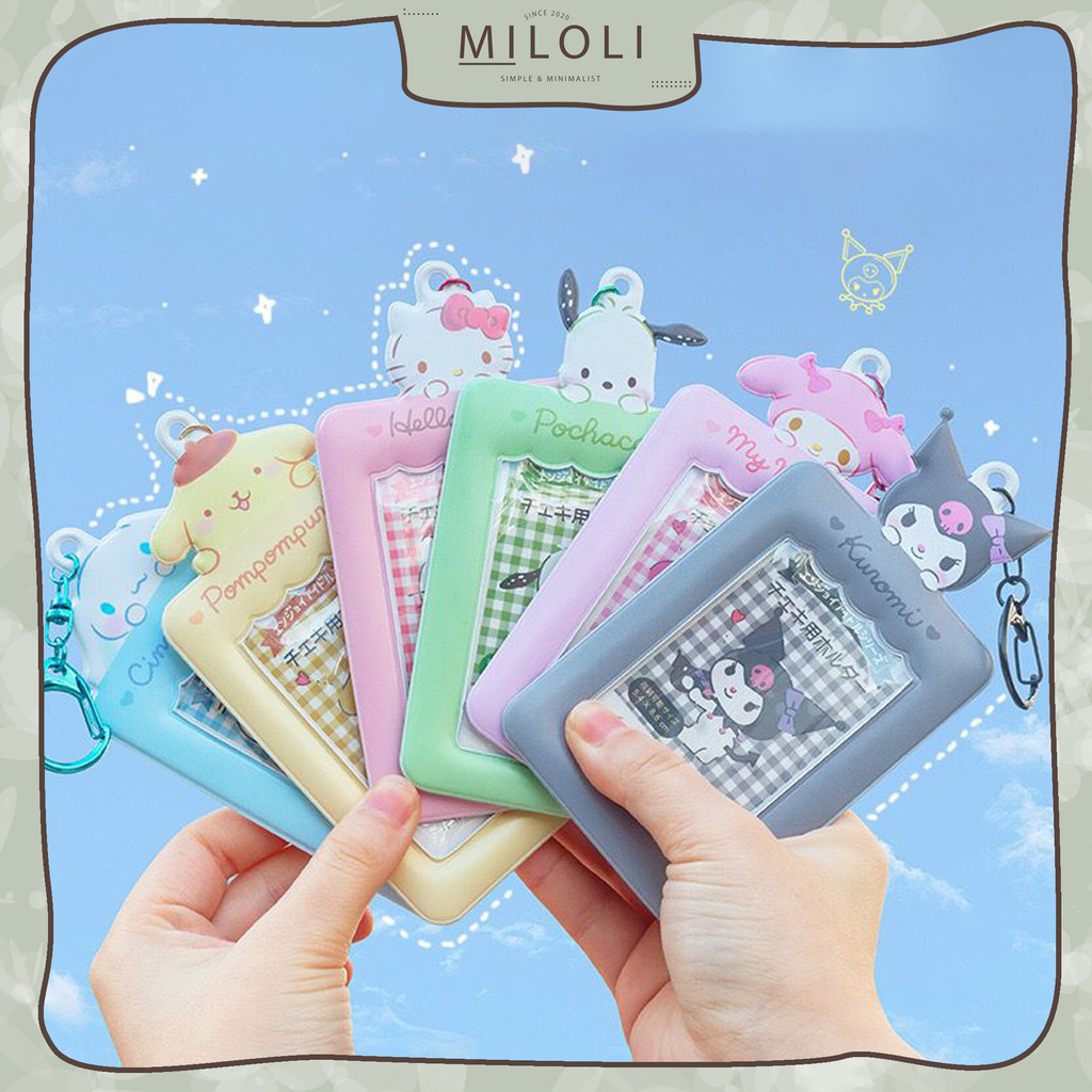 Jual [MILOLI] 1Pcs SANRIO MELODY KUROMI CARD HOLDER ID Card Tag Holder ...