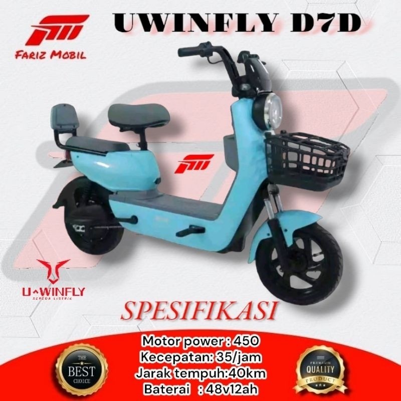 Jual Sepeda Listrik Uwinfly Df7 U WIN FLY D7S D7D Garansi Resmi ...