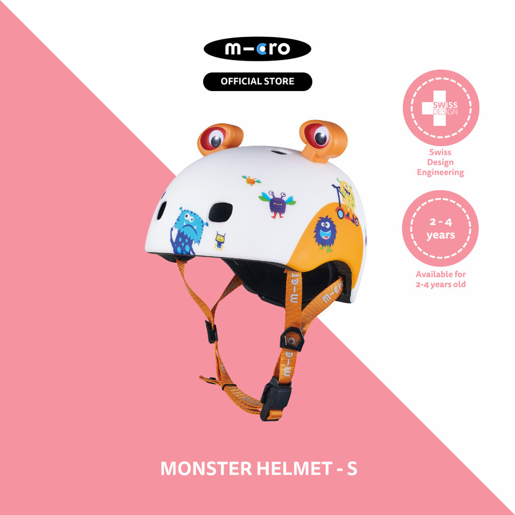 Jual Micro Helmet 3D Monster - Helm Anak Lucu Karakter Monster (Ukuran S) | Shopee Indonesia