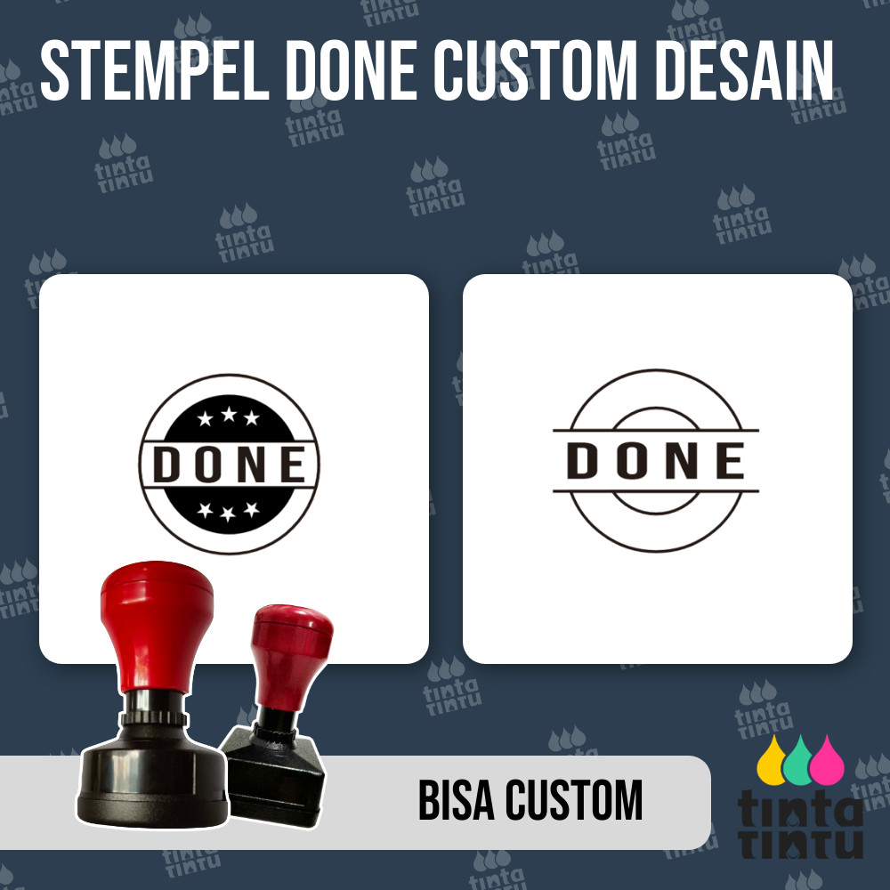 Jual Stempel Done Custom Desain | Shopee Indonesia