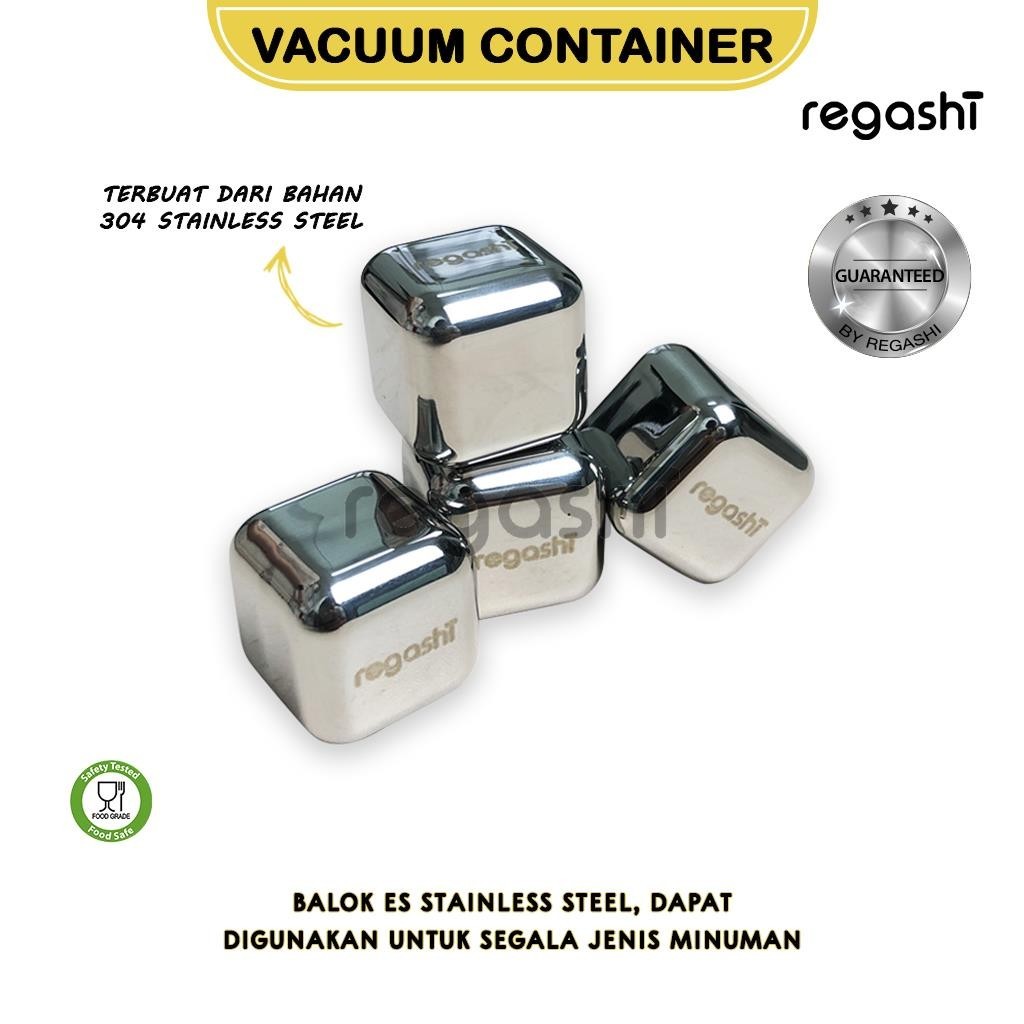 Jual 304 Ice Cubes | Es Batu Stainless Steel | Pendingin Minuman ...