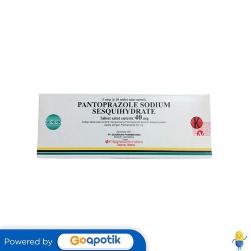 Jual Pantoprazole Sodium Sesquihydrate Nulab 40 Mg Box 30 Tablet | Shopee Indonesia