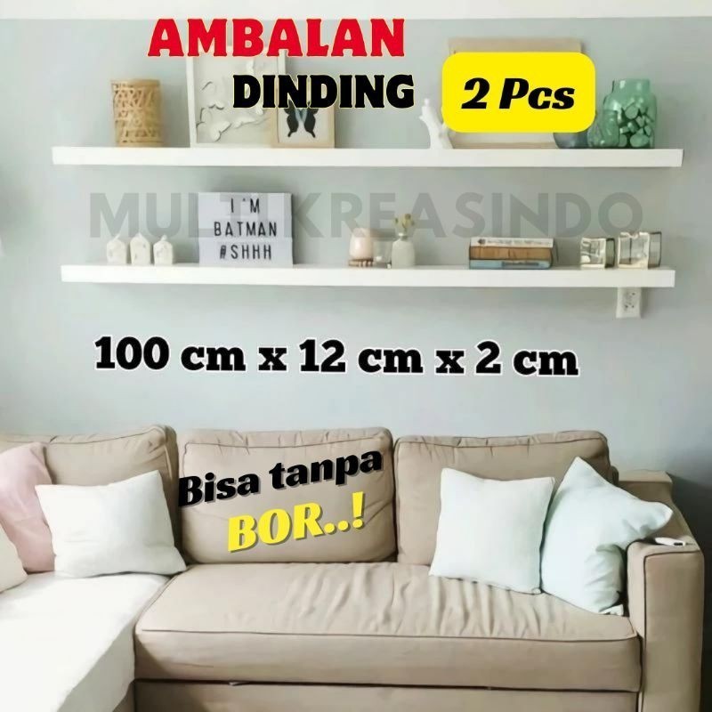 Jual 100x12x2 = 2pcs PROMO AMBALAN DINDING PANJANG MASA KINI MINIMALIS ...